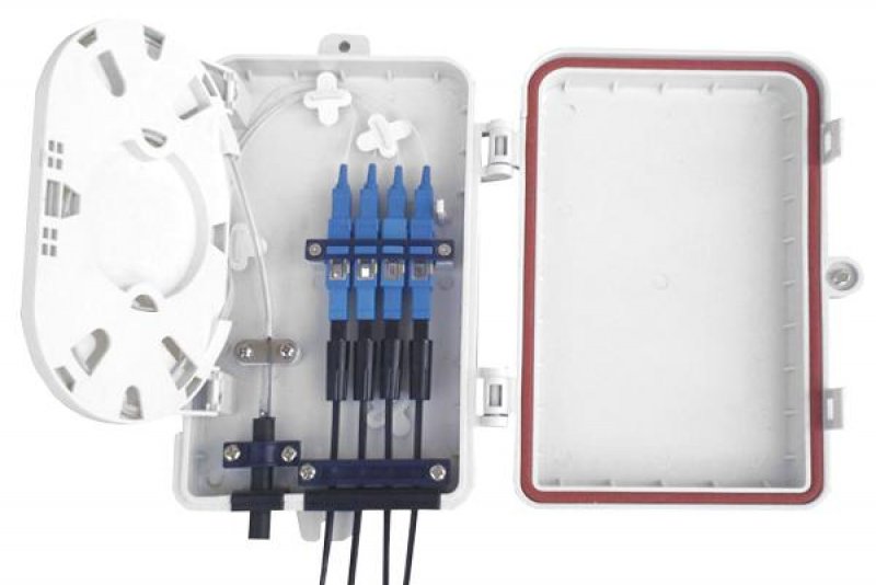 Skarv-/ÖP-box fiber 4xSC simplex